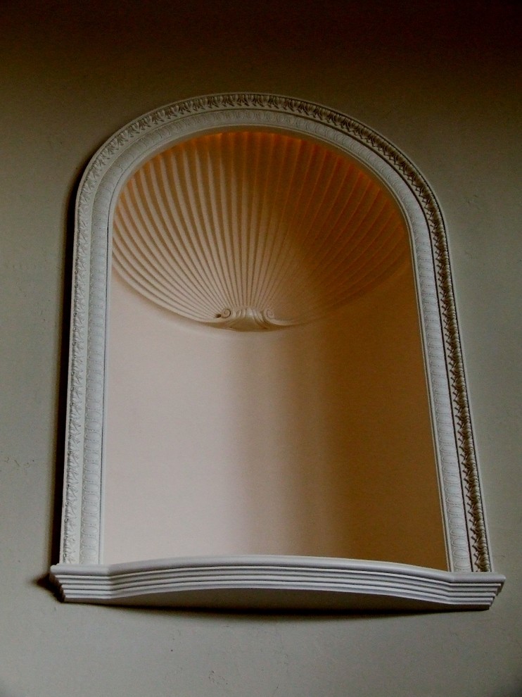 plaster niche - Mediterranean - Hall - Dallas - by American Masonry ...