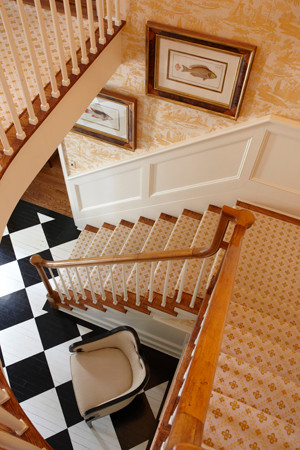 Preppy, Classic and Room for Everyone - Eclectic - Staircase - Raleigh ...