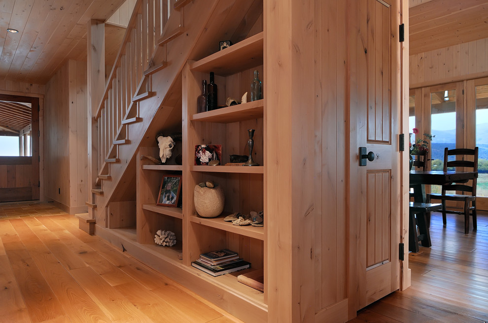 Ranch House Rustic - New Construction - Traditional - Hall - San ...