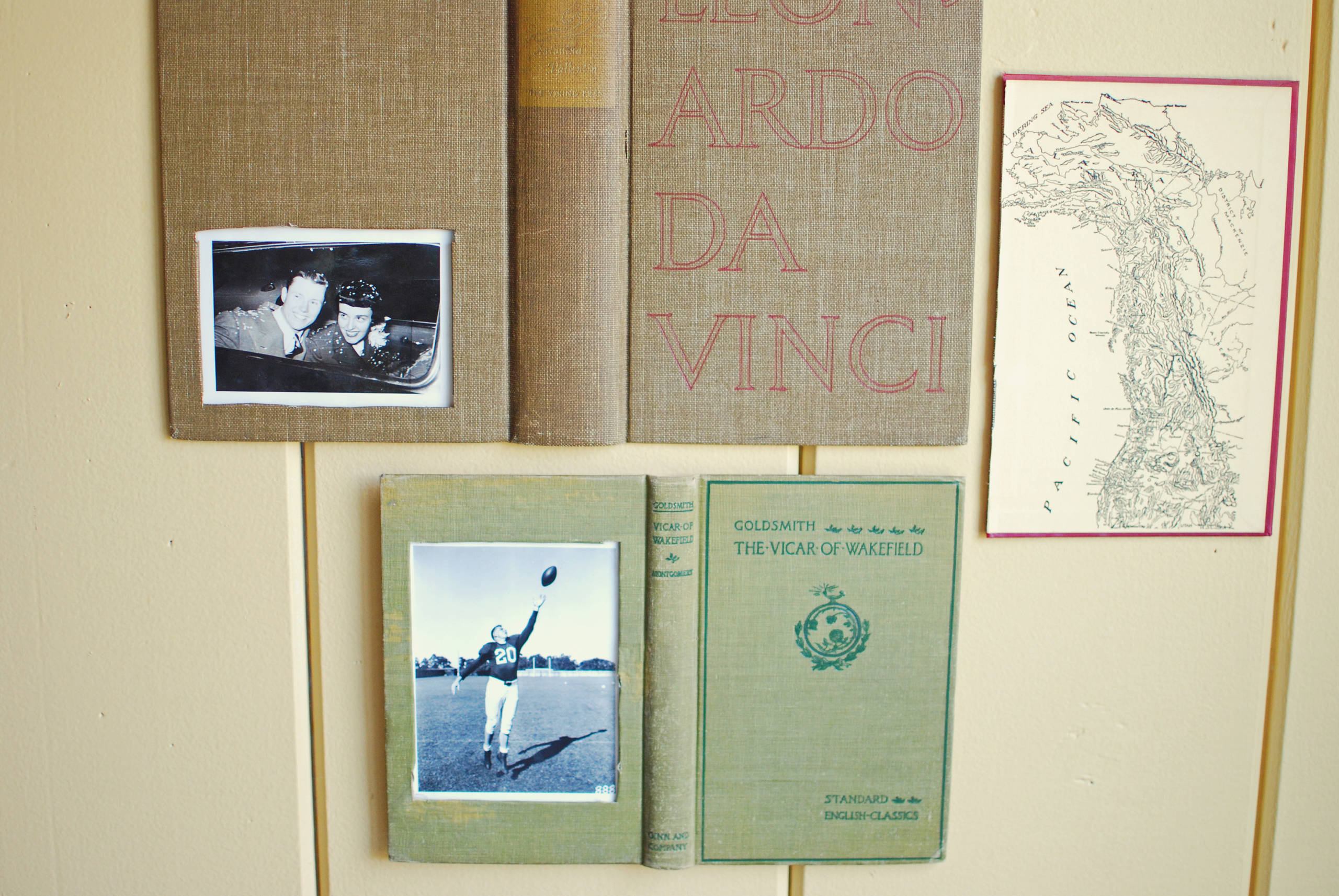 DIY: Creative Vintage Book Cover Frames