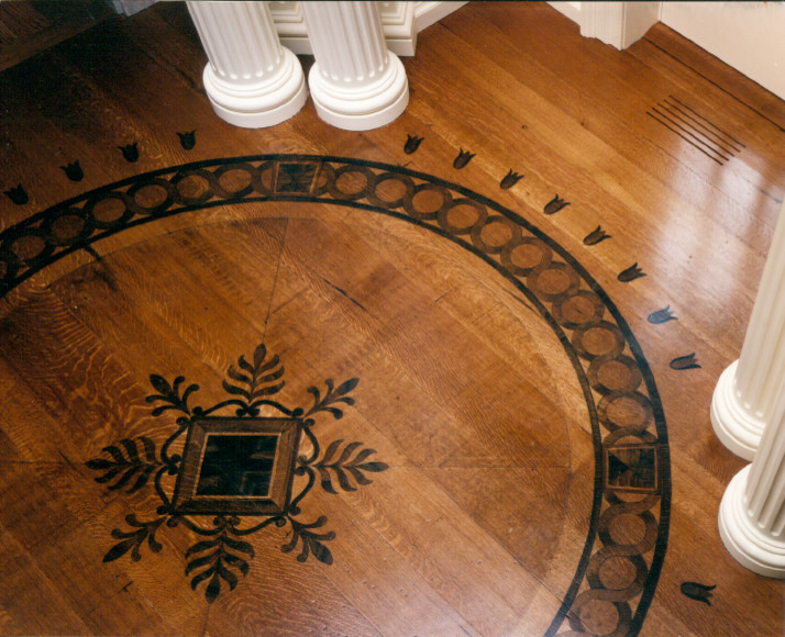 Rotunda floor in historic townhouse - Traditional - Hall - Philadelphia ...