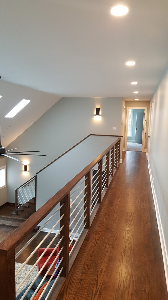 Second Floor Addition with First Floor Remodel - Contemporary - Hall ...