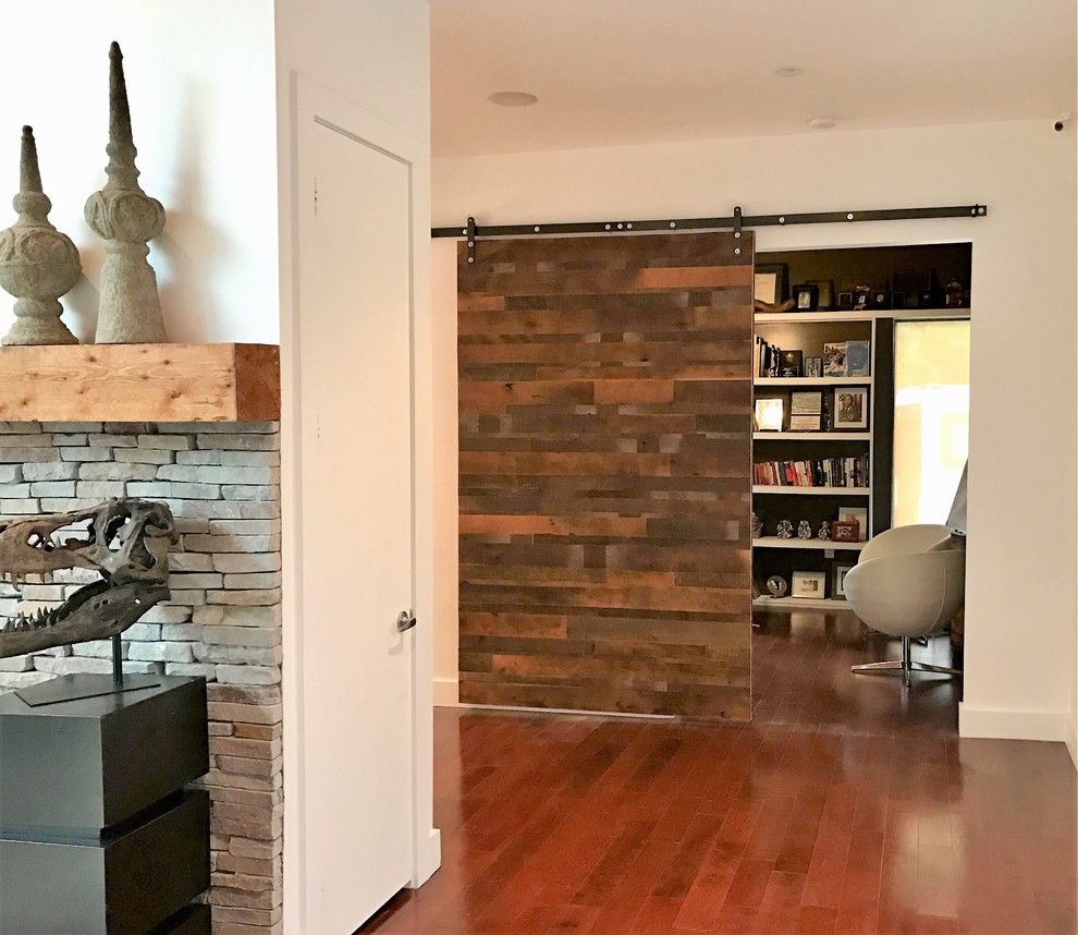 Sliding Barn Doors - Hall - Houston - by Sunburst Shutters & Window ...