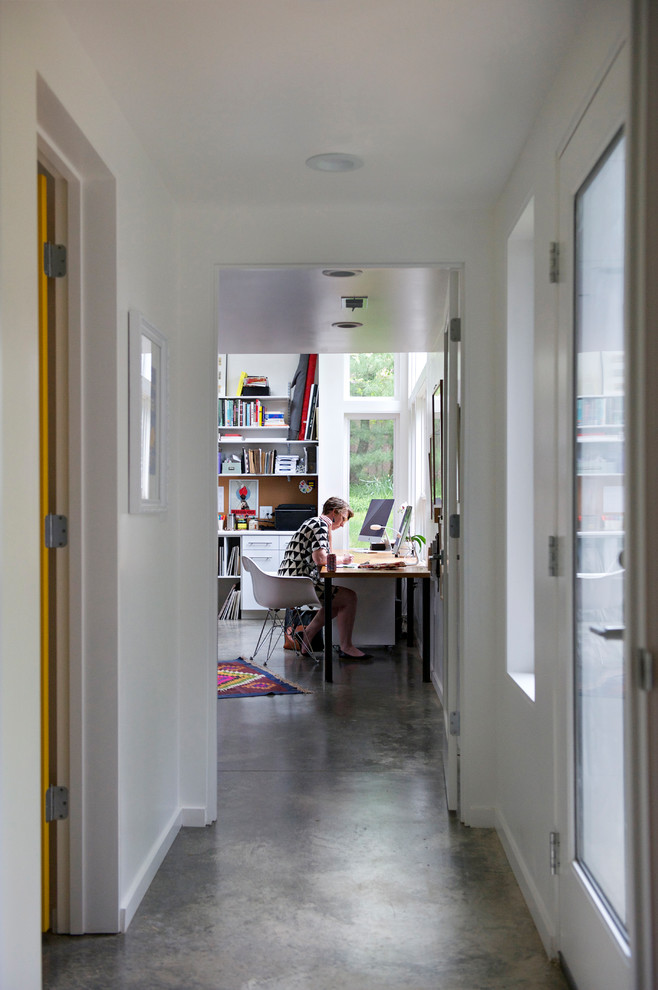 Split-Level Personality - Contemporary - Hallway & Landing ...