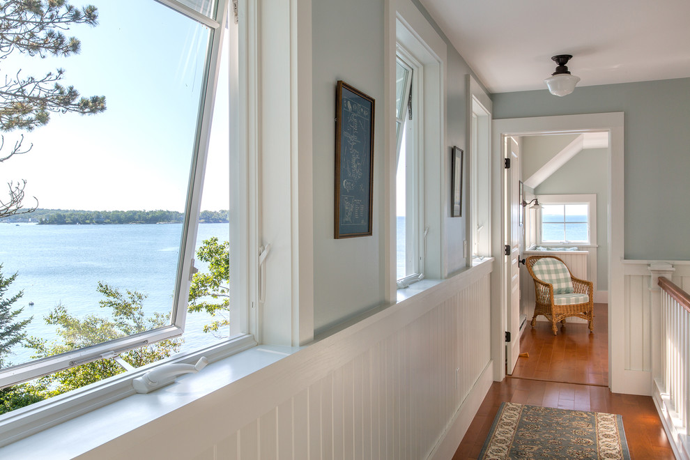 Spruce Point Cottage - Traditional - Hall - Portland Maine - by Whitten ...