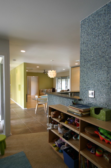 Suburban Ranch House Renovation - Modern - Hallway & Landing - Houston ...