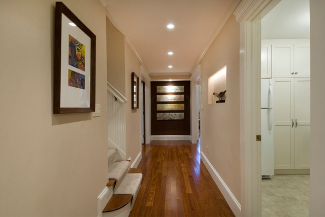 The Potentials of a Basement - Traditional - Hallway & Landing - Boston ...