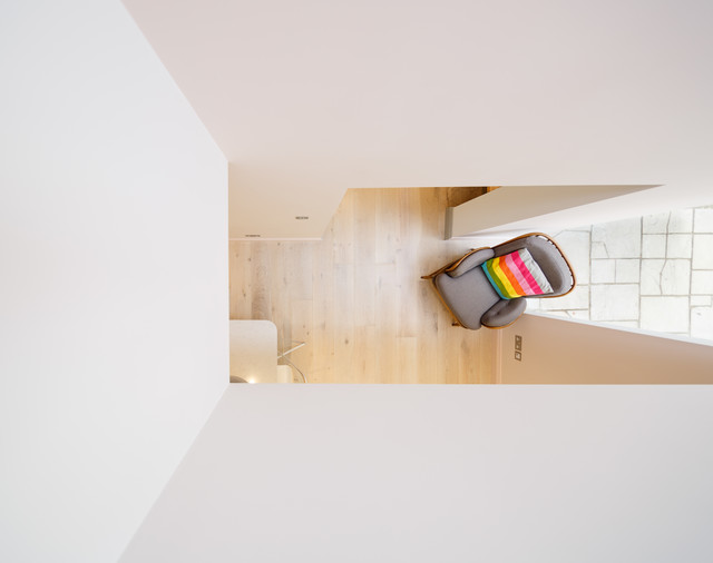 Timber Clad Two Storey Rear Extension - Contemporary - Hallway ...