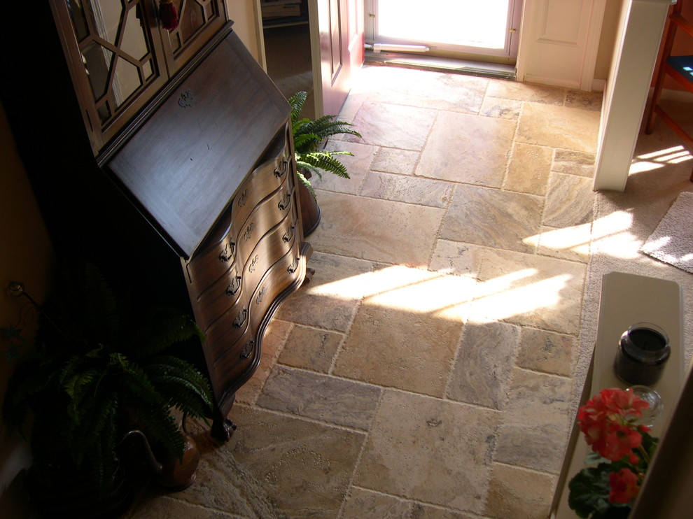 Tuscan Wave in Versaille Pattern - Traditional - Hallway & Landing ...