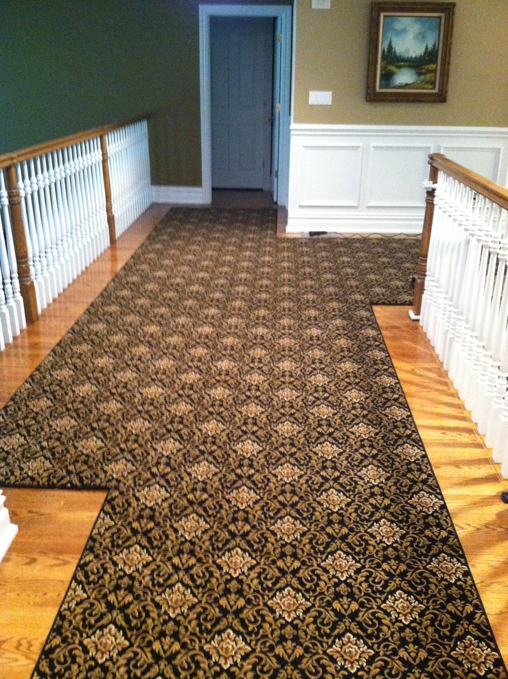 Upper hallway...showing plenty of the beautiful hardwood - Traditional ...