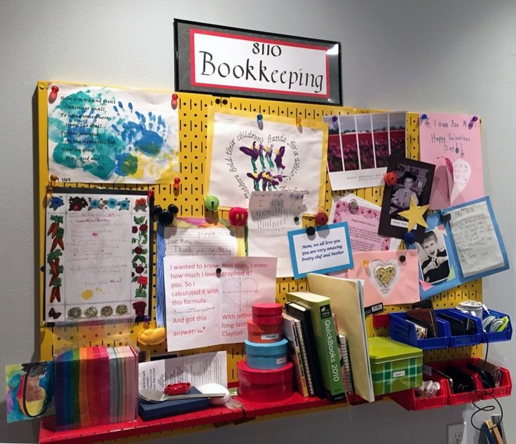 Wall Control Metal Pegboard Makes a Great Bulletin Board and even ...