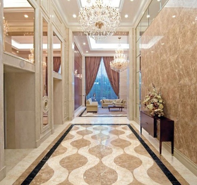 water jet medallion, water jet inlay, water jet pattern - Traditional ...