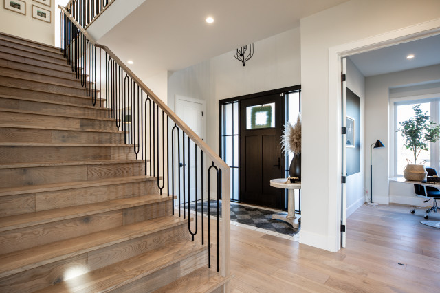 Watermark at Bearspaw | Farmhouse - Front Entry - Country - Hall ...