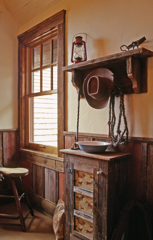 Western Homestead Ranch Bunk House room - Rustic - Hall - Denver - by ...