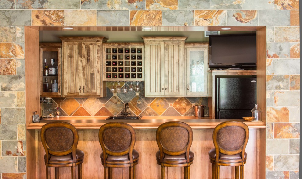 75th Way - Traditional - Home Bar - Minneapolis - by LDK Custom Homes ...