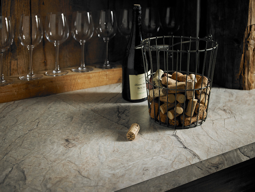 9497 Silver Quartzite in Formica® Laminate - Modern - Home Bar ...