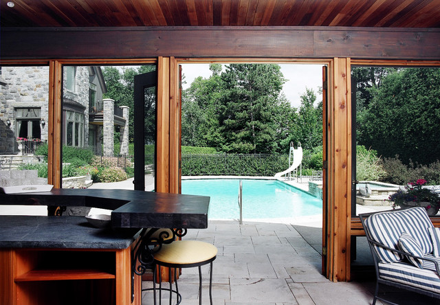 A Pool Cabana Bar - Traditional - Home Bar - Toronto - by Design First ...