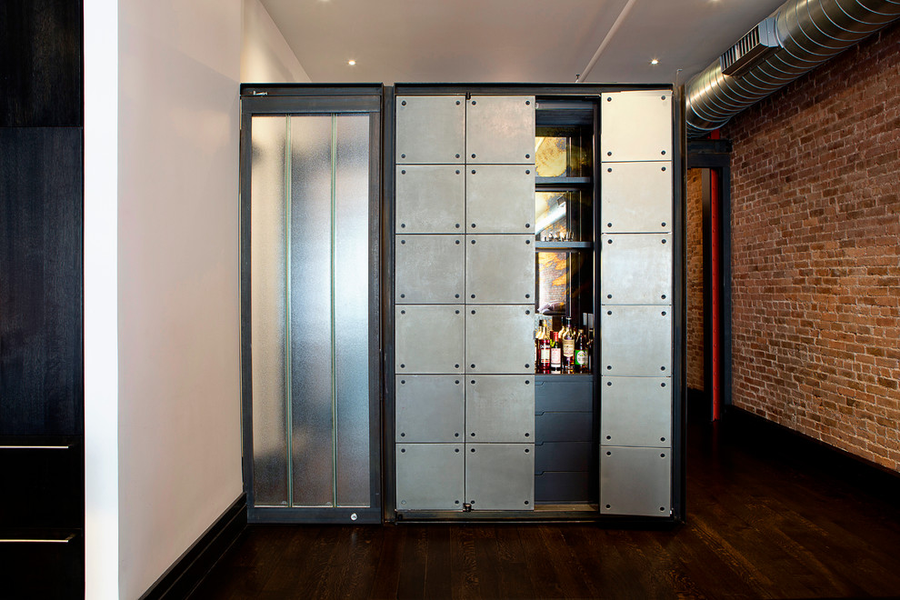 A Tribeca Loft - Industrial - Home Bar - New York - by Scarpidis Design ...