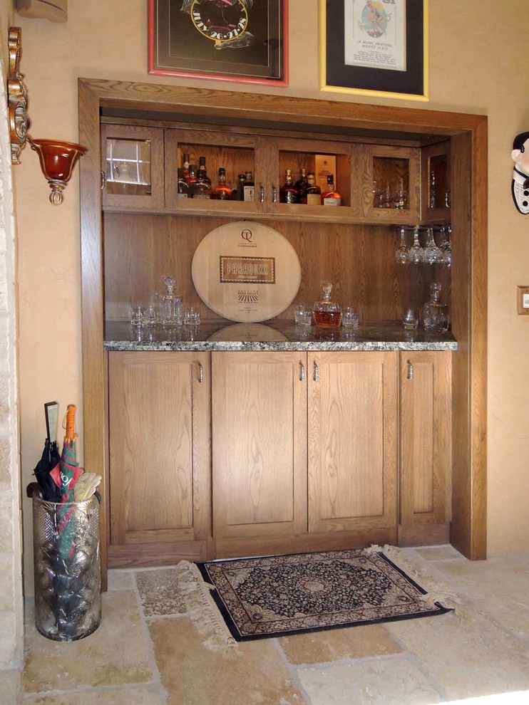 Adult Beverage Alcove Cabinet - Craftsman - Home Bar - Other - by ...