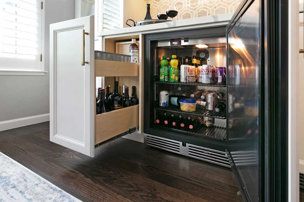 Custom Beverage Drawer - Transitional - Home Bar - San Francisco - by ...