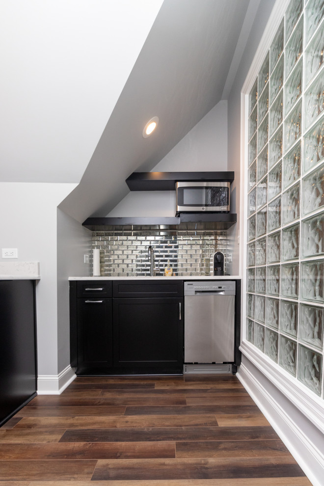 Apex Finished Attic - Home Bar - Raleigh - by Total Construction ...