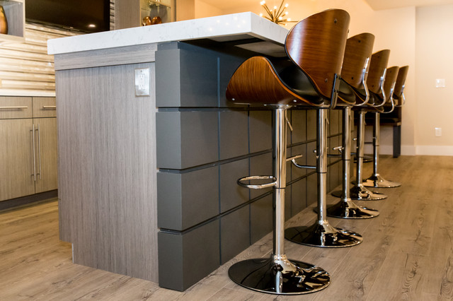 Arbor Chase Basement - Modern - Home Bar - St Louis - by Ellie Redders ...