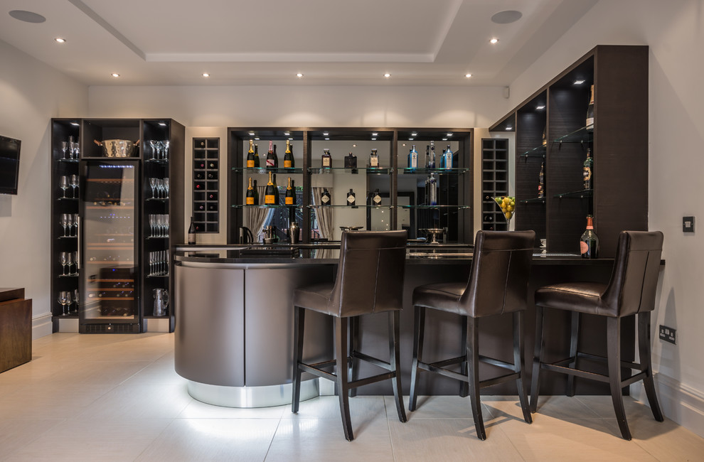 Aster Bar - Modern - Home Bar - Cheshire - by Hart-Woods | Houzz