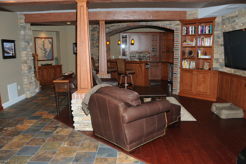 At-home bar - Traditional - Home Bar - Philadelphia - by Creation ...