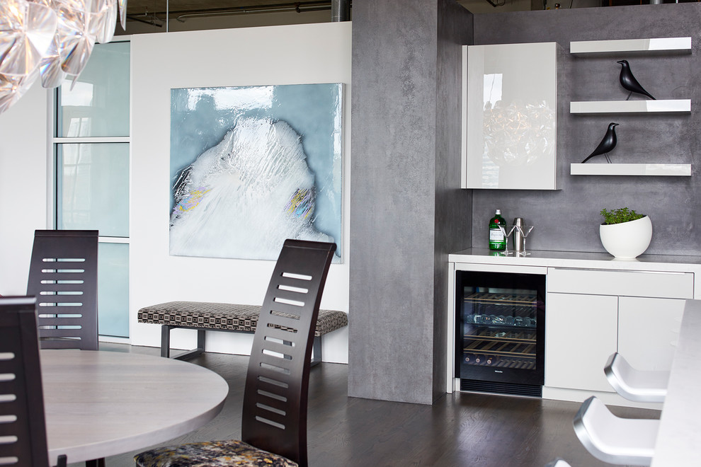 Atlanta Modern Loft: Home Renovation with Wine + Cocktail Bar ...