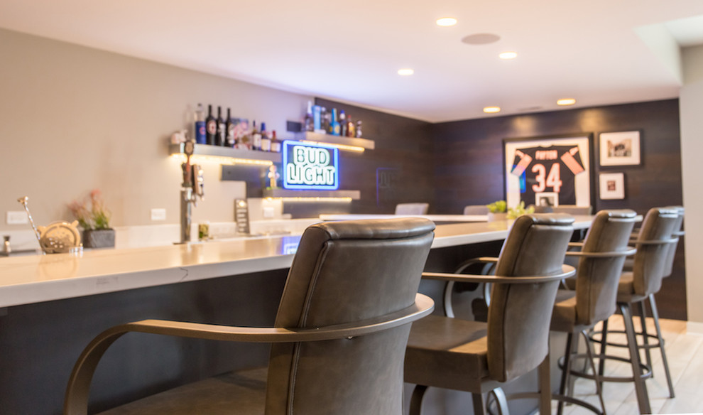 Aurora - New Construction Home - Modern - Home Bar - Chicago - by Desa ...