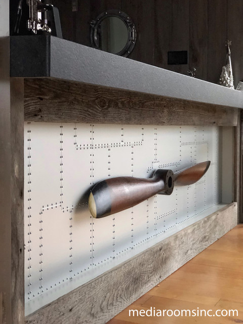 Aviation Theme Home Bar
