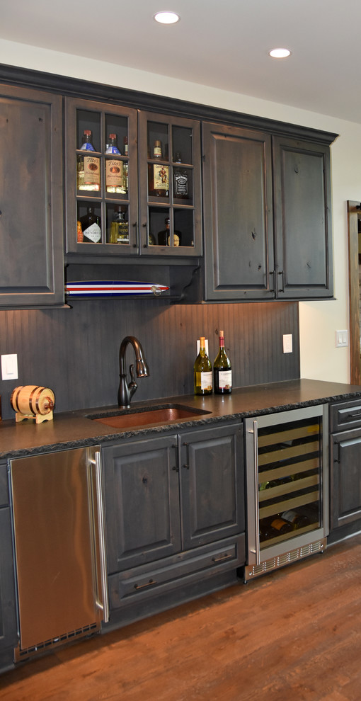 Backwoods Lodge - Rustic - Home Bar - Other - by Clemleddy Construction ...