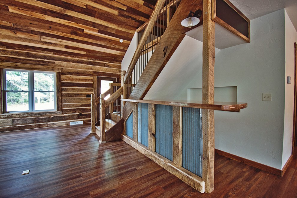 Bar Beneath the Stairs - Rustic - Home Bar - Other - by DW3 ...