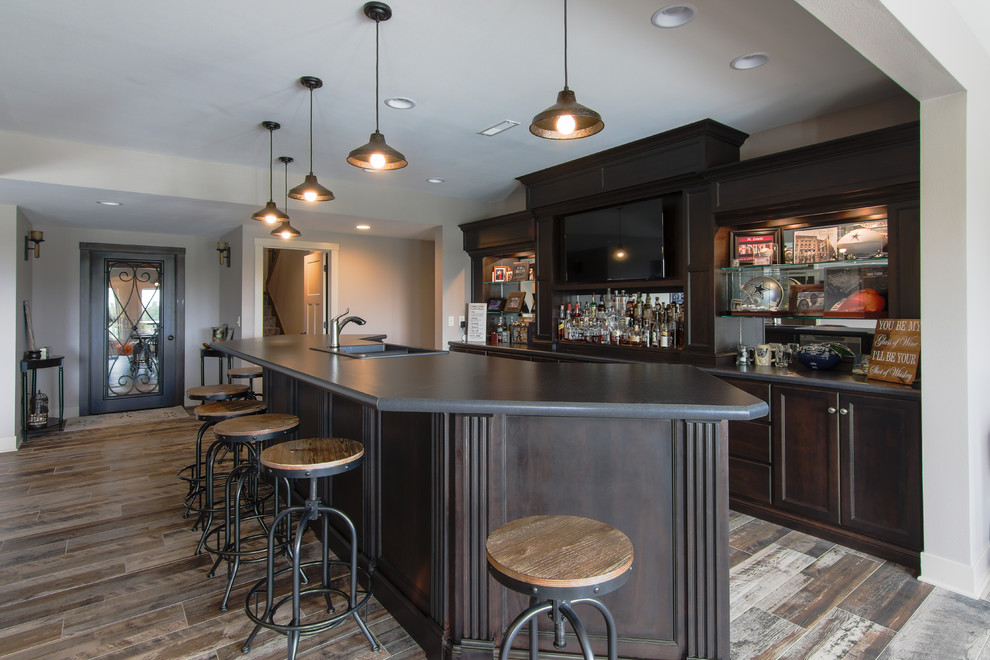 Farmhouse Counter Bar Design