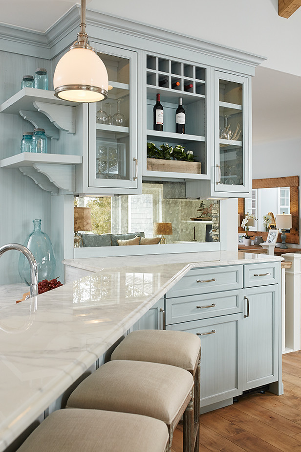 Bar - Beach Style - Home Bar - Grand Rapids - by Villa Decor | Houzz