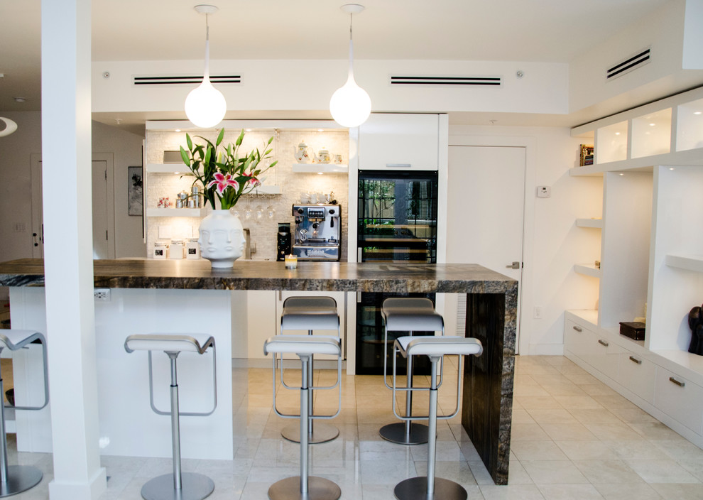 BARISTA - Contemporary - Home Bar - Miami - by KabCo Kitchens | Houzz