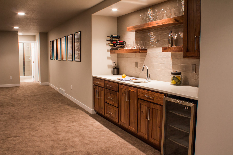 Bars & Bonus Rooms - Contemporary - Home Bar - Other - by Building ...