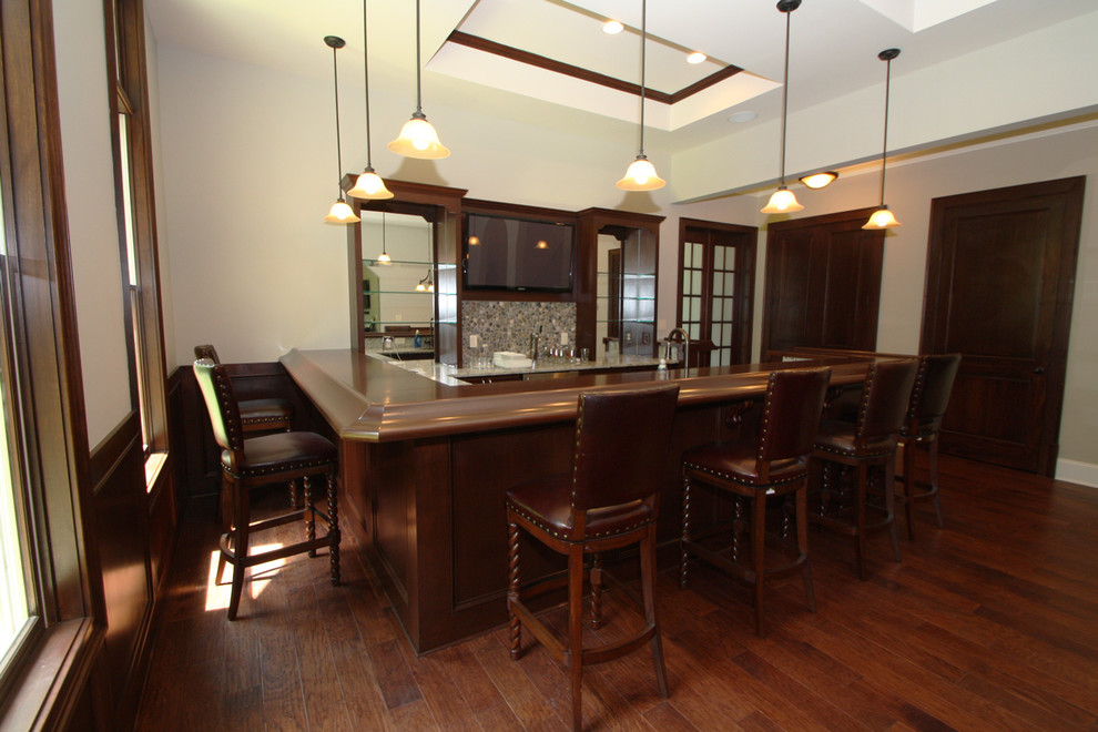 Bars - Traditional - Home Bar - Atlanta - by Green Basements ...