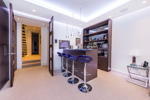 Basement & Joinery Work - Contemporary - Home Bar - London - by GP ...