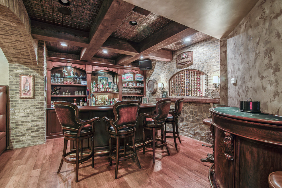 BASEMENT RE-MODEL - Traditional - Home Bar - Charlotte - by Design in ...