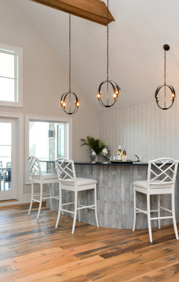 Beachfront Oasis - Beach Style - Home Bar - Charleston - by Arlene ...