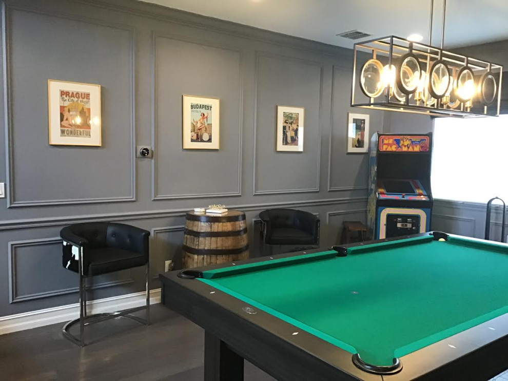 Billiard Room Design - Transitional - Home Bar - Miami - by The ...
