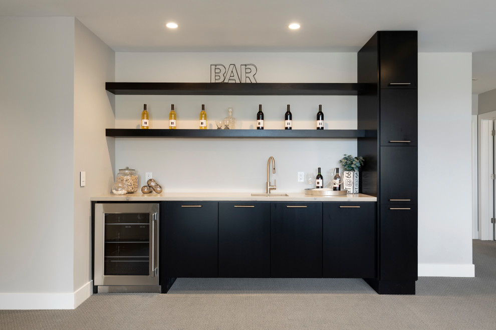 Bird Song - 2 Story - Contemporary - Home Bar - Minneapolis - by ...