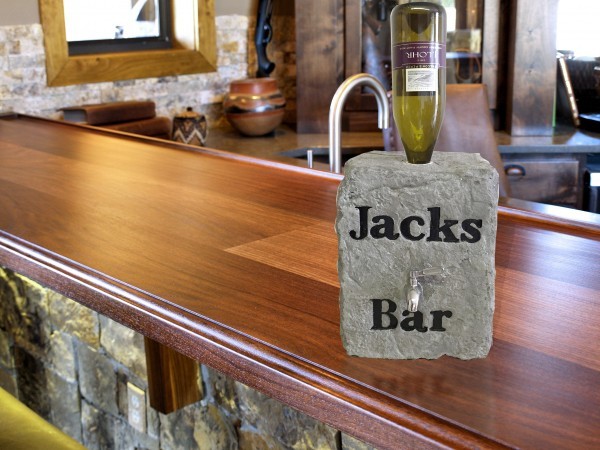 Block shape Bar - Traditional - Home Bar - Dallas - by Boulder Designs ...
