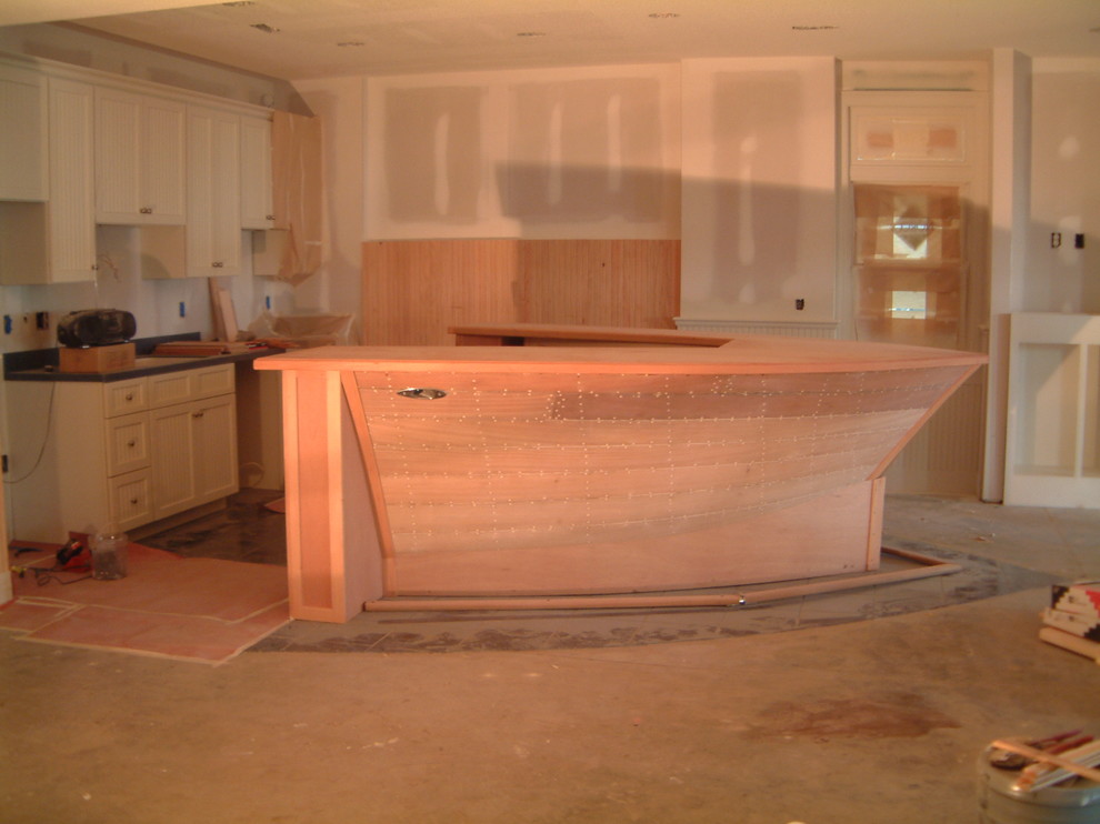 Boat bar - Beach Style - Kitchen - Columbus - by Hickman Construction ...