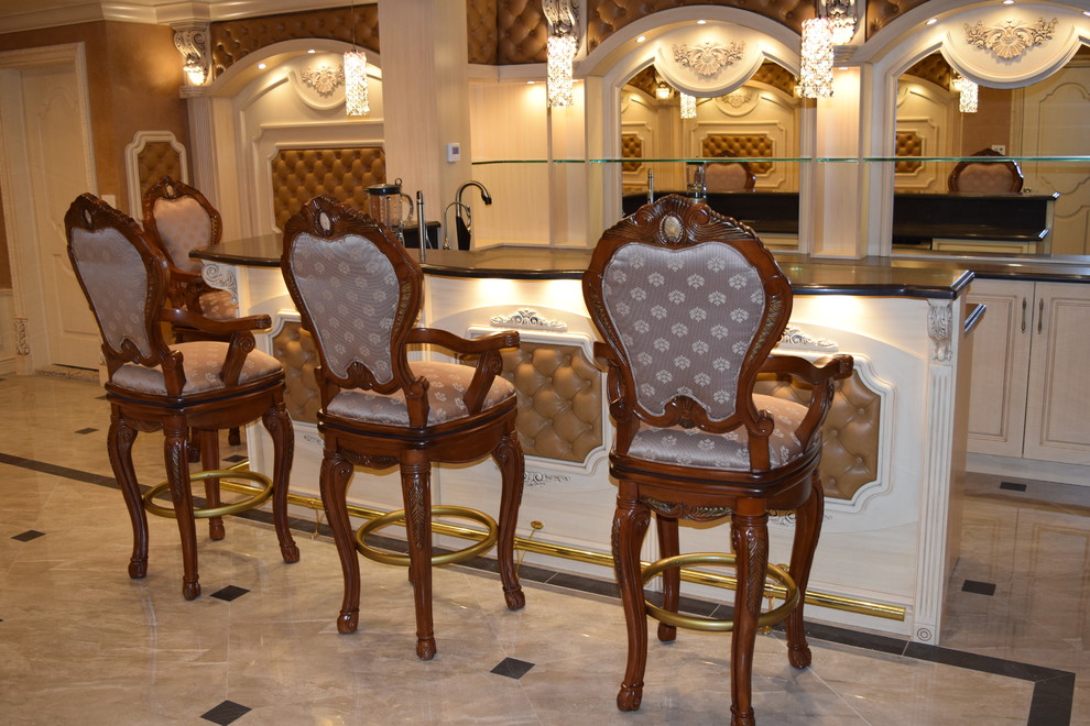 Boris Residence Bar - Victorian - Home Bar - New York - by Interiors ...