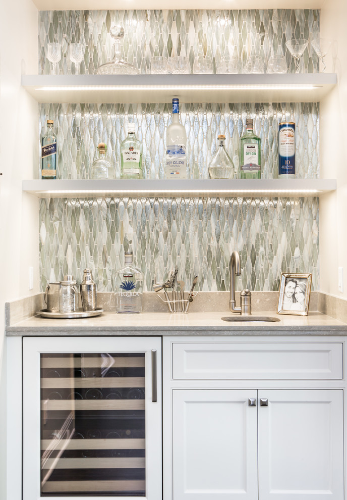 British Colonial in Pasadena - Traditional - Home Bar - Los Angeles ...