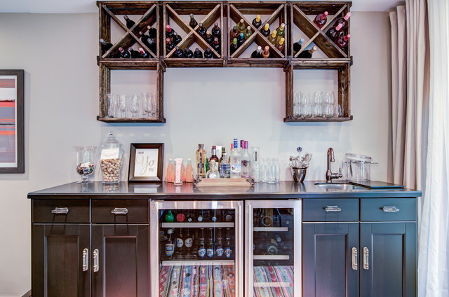 Bruce House - Transitional - Home Bar - Philadelphia - by Kristin McCue ...