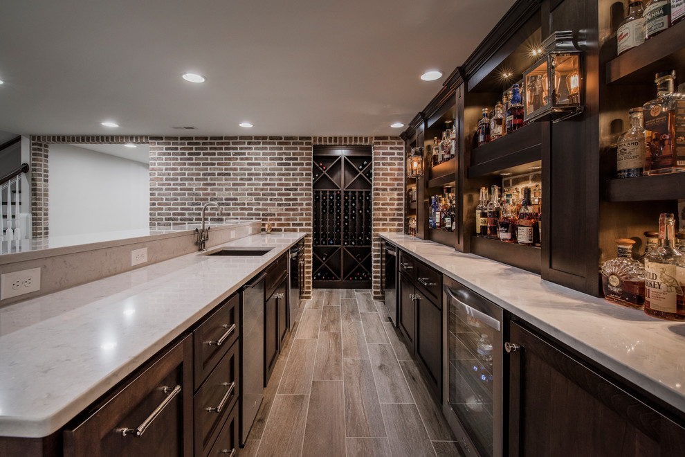 Buckeye Basements - Basement Over $100,000 - Farmhouse - Home Bar ...