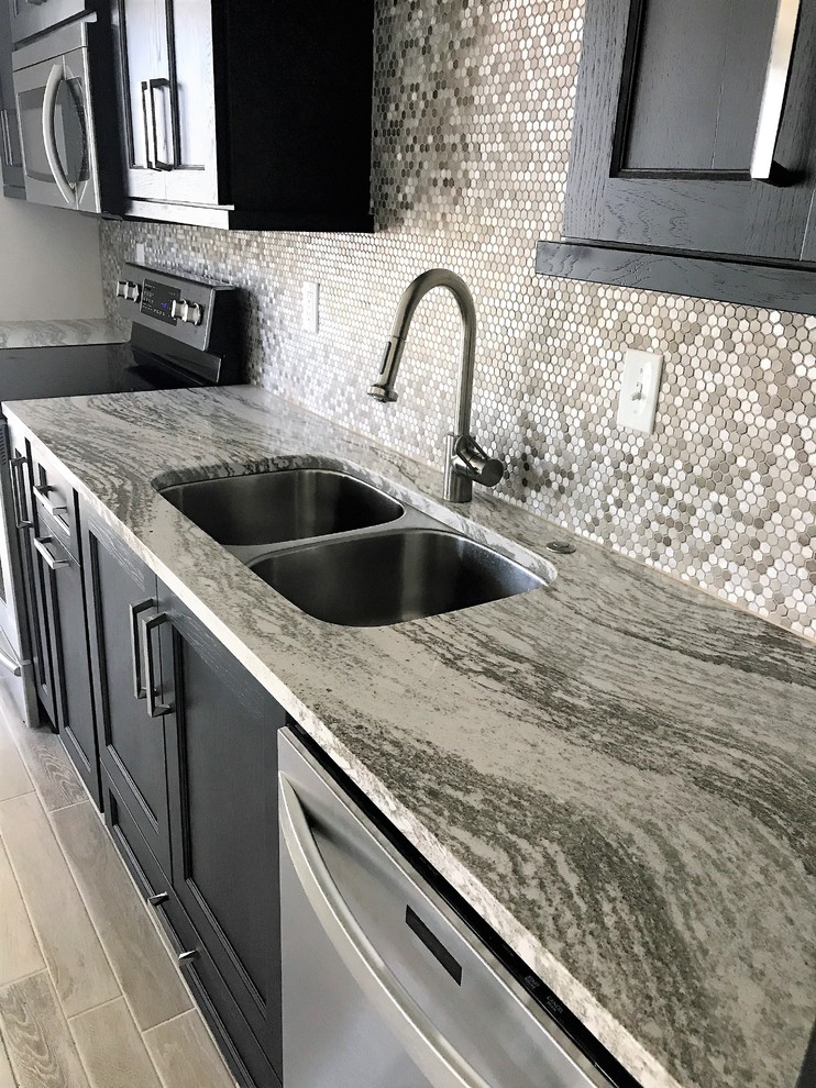 Cambria Brittanicca and Carrick Lake Home - Transitional - Home Bar ...